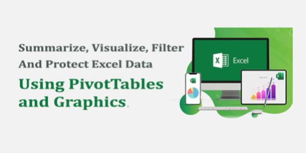Summarize Visualize Filter And Protect Excel Data Using Pivottables And Graphics
