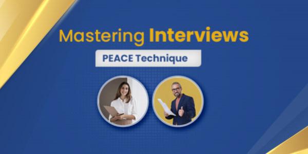 Mastering Interviews with the PEACE Technique : VirtualTrainings